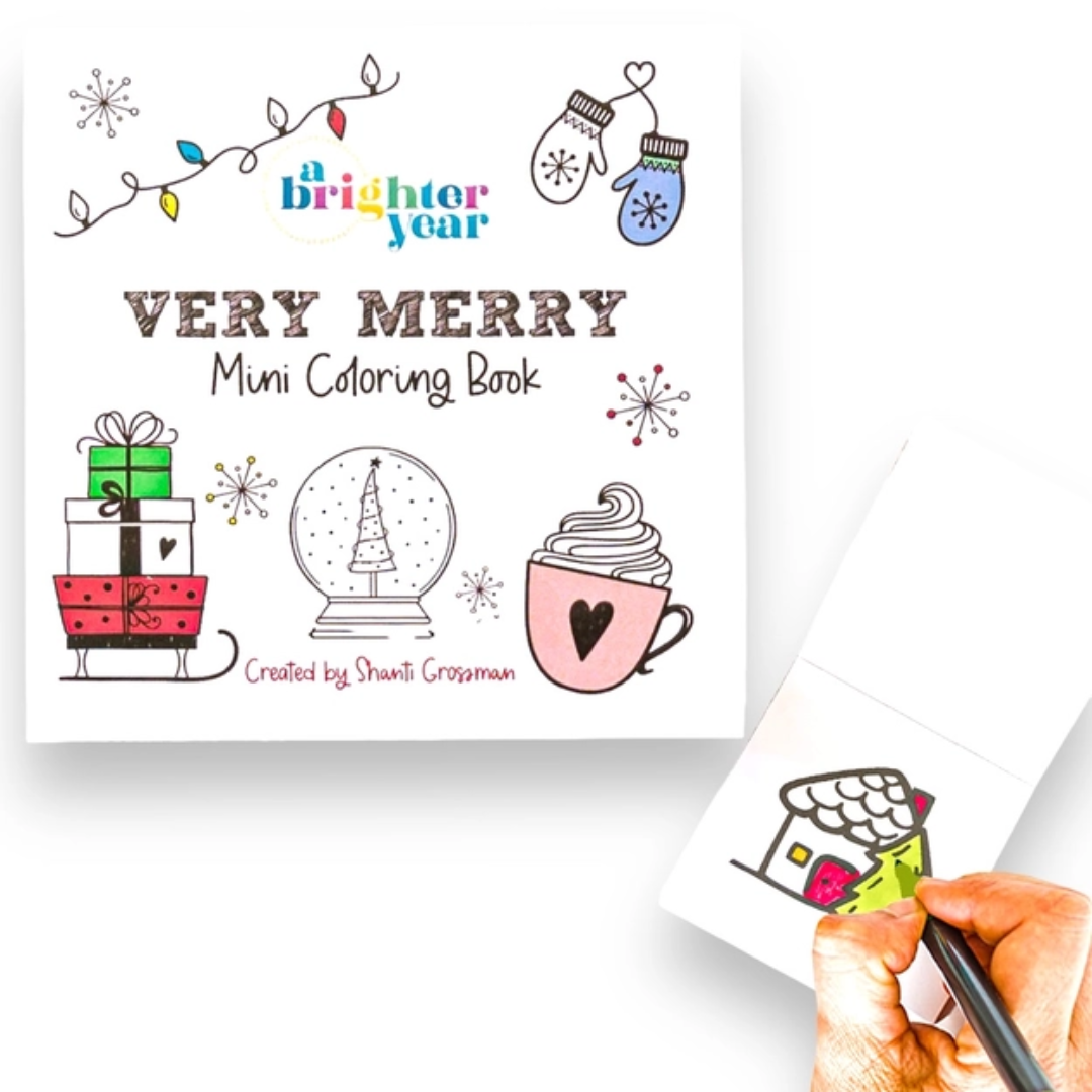 Mini Coloring Book - Very Merry – Hello Gracie Lou