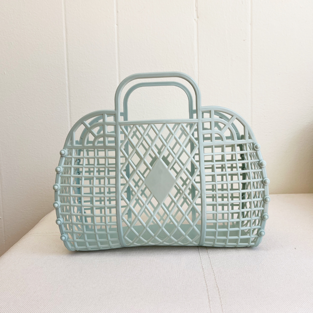 Retro Jelly Bag - Dusty Blue – Hello Gracie Lou